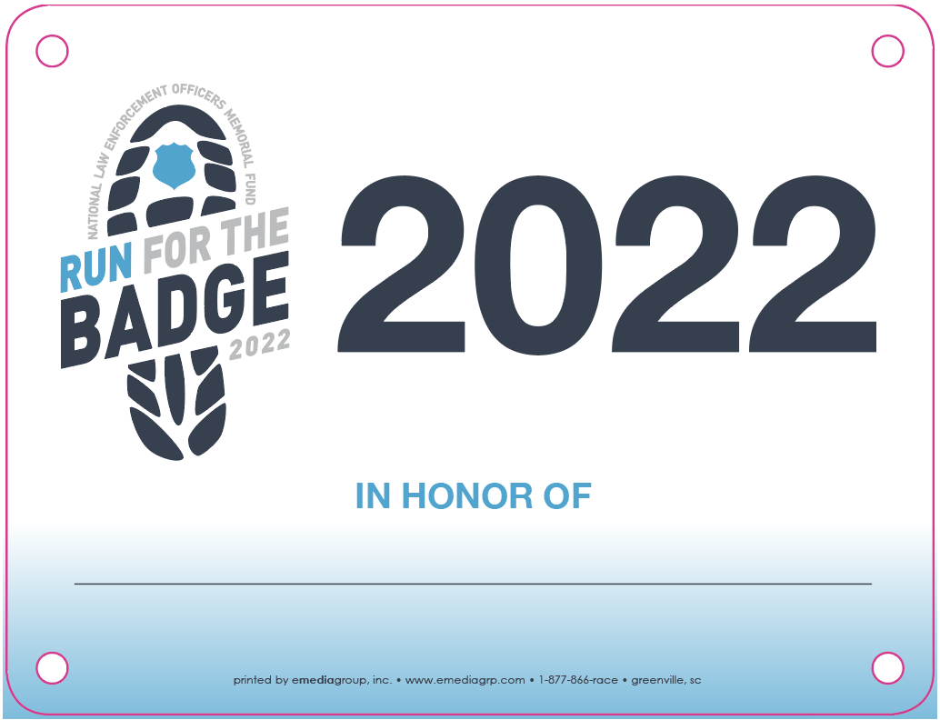 Run for the Badge 2022 - National Law Enforcement Officers Memorial Fund